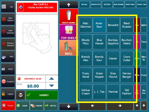 Menu Setup